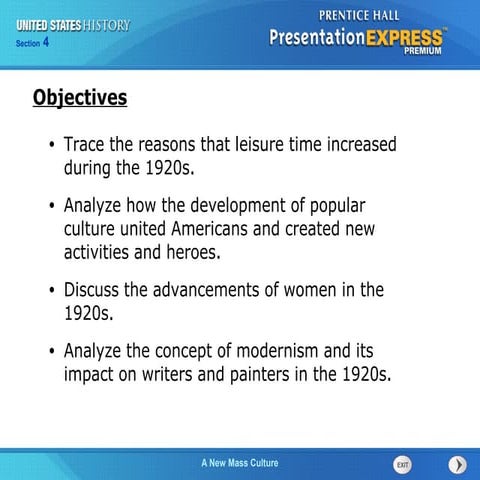 United States History Ch. 11 Section 4 Notes | PPT | History | Genres