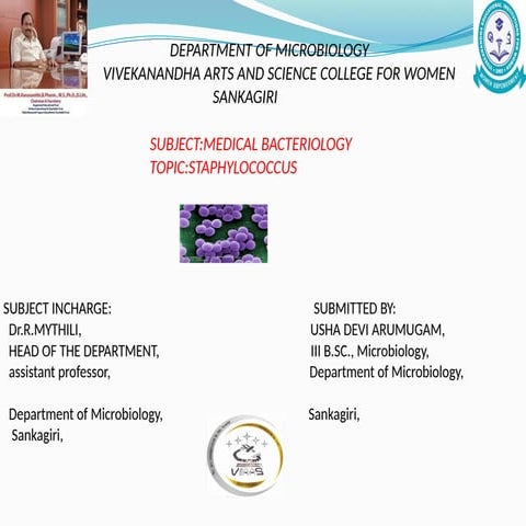 STAPHYLOCOCCUS,Introduction, history, morphology | PPT