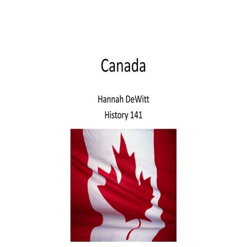 Canadian History | PPTX