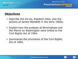 President Kennedy and Black Civil Rights | PPT
