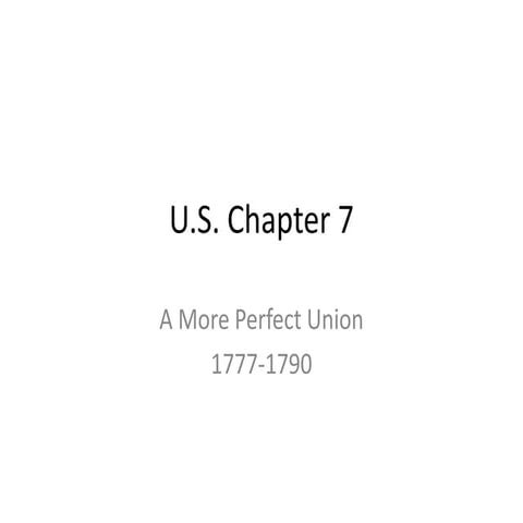 US History Chapter 7 | PPTX