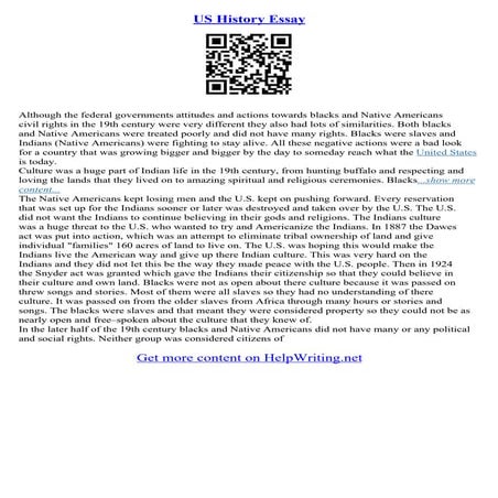 Us History Essay Questions | PDF