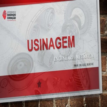 Usinagem - Mecânica | PPTX