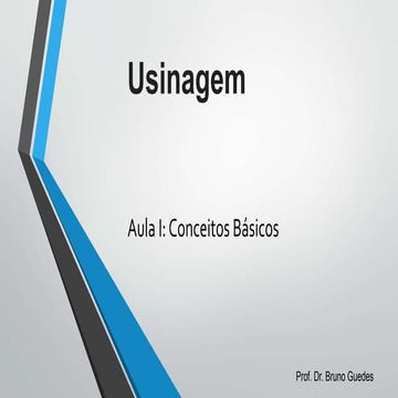 Usinagem - Mecânica | PPTX