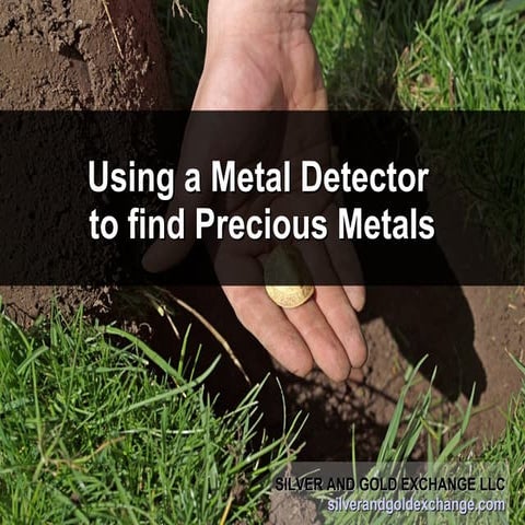 Using a Metal Detector to find Precious Metals | PPT
