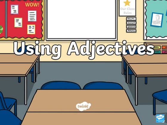 adjectives grade 6 powerpoint presentation | PPT