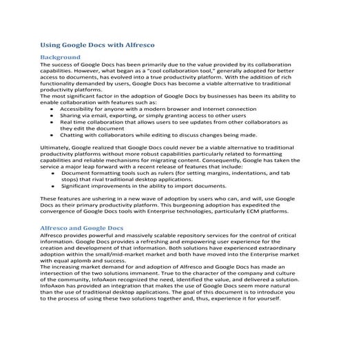 Using Google Docs with Alfresco.docx