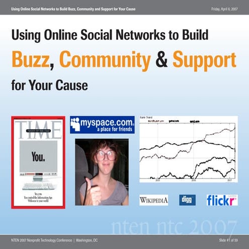 Using Online Social Networks to Build Buzz, Community & Support for ...