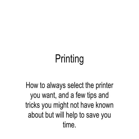 Using The Mac Os X Print Dialog Ppt Desktop Publishing Computer