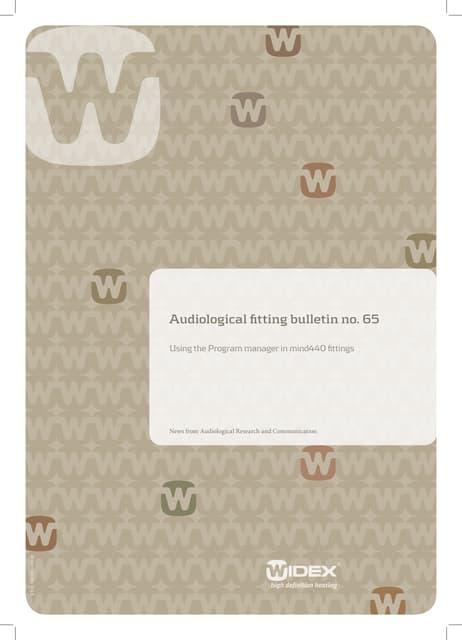 WIDEX COMPASS GPS V3.1 | PDF