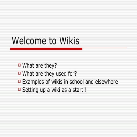 Using Wikis | PPT