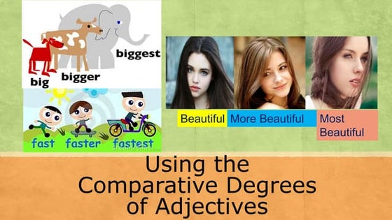 Comparison of adjectives | PPTX