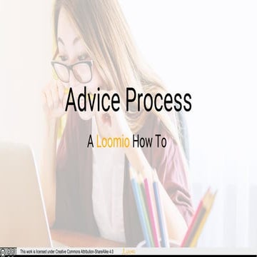 Using advice process (with Loomio) | PPT