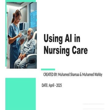using artificial intelligent in Nursing care.pptx