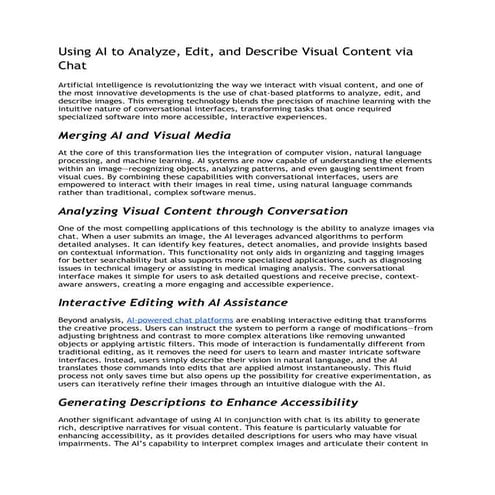 Using AI to Analyze, Edit, and Describe Visual Content via Chat.docx