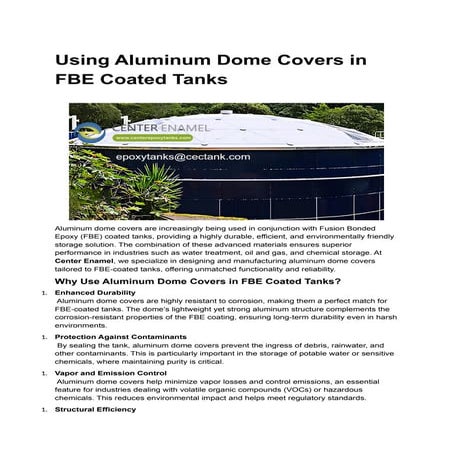 Using Aluminum Dome Covers in FBE Coated Tanks.docx