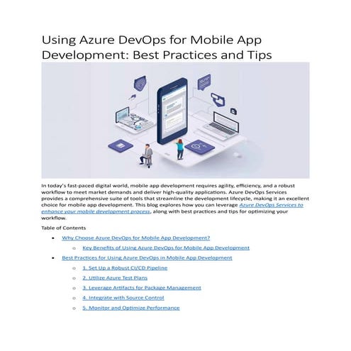 Using Azure Devops For Mobile App Development Best Practices And Tipspdf 5837