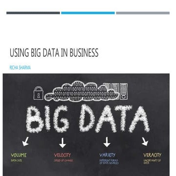 Using big data in business | PPTX