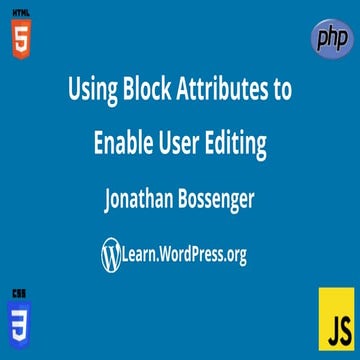 Using Block Attributes To Enable User Editing Ppt