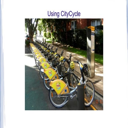 Using Brisbane City Council CityCycle | PPT | Cycling | Sports