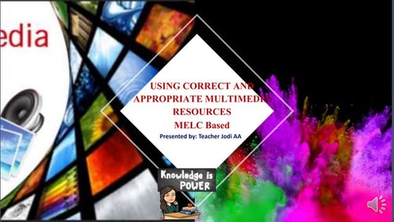 Types of Educational Multimedia Resources | PPT