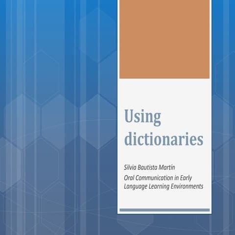 Using dictionaries | PPT