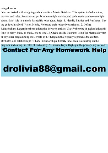 using draw.io Task 3 Design an ER Diagram for a Library Management .pdf