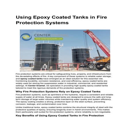 Epoxy Coated Tanks for Fire Water Reliable Fire Suppression Reserve.docx