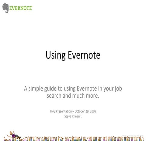 Using Evernote | PPT | Internet | Computing