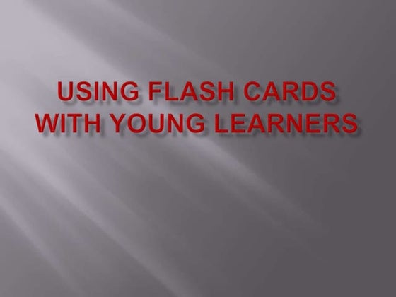 Using flashcards | PPT