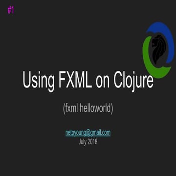 Using Fxml On Clojure Pptx Programming Languages Computing 9307