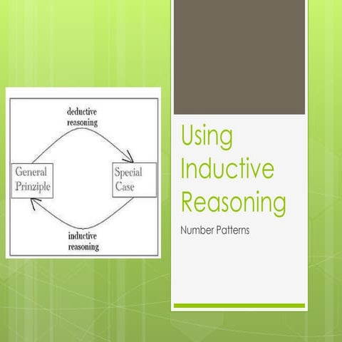 Using inductive reasoning | PPT
