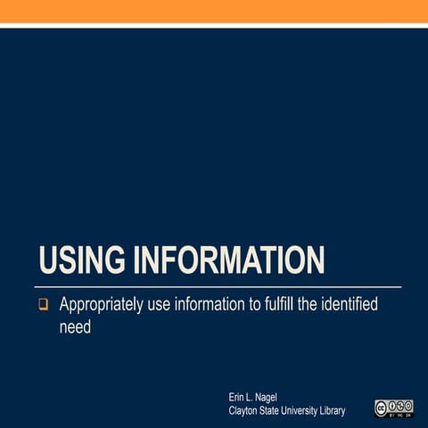 Using information ethically | PPT
