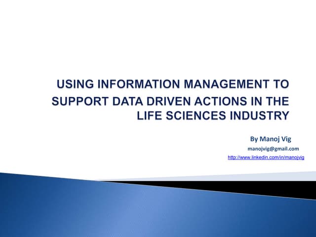 Data Driven Decision Making Presentation | PPTX