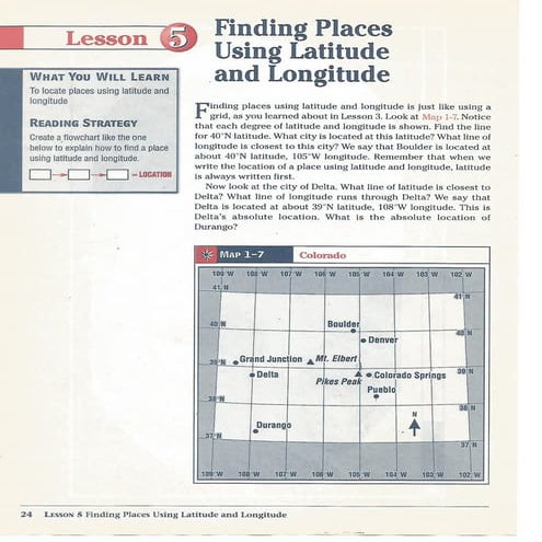 Using lat and long | PDF