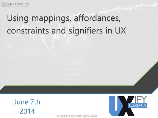 Using Mappings Affordances Constraints And Signifiers In Ux Ppt