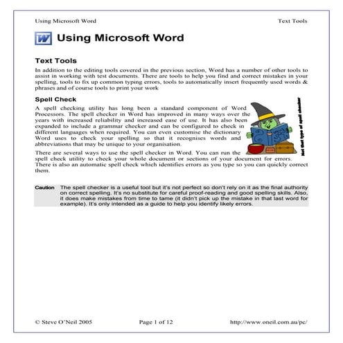 Using microsoftword4 texttools | PDF