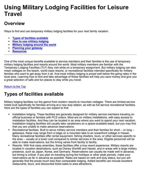 Types of accommodation | PPT