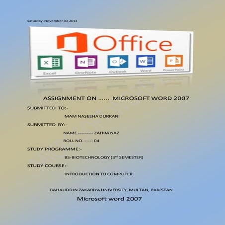 Function of microsoft word