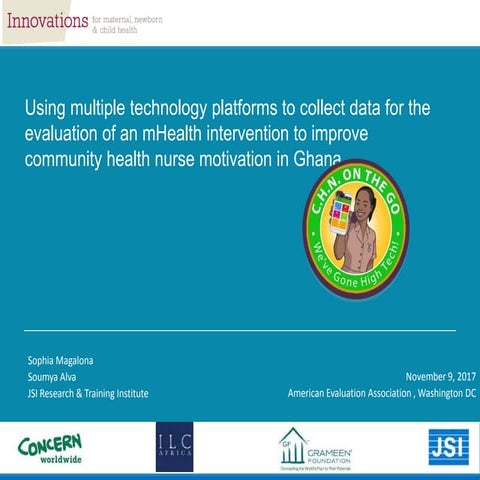 Using Multiple Technology Platforms to Collect Data for the Evaluation ...