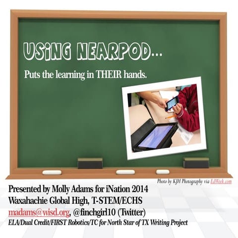 Using Nearpod_iNation 1-6-14_ADAMS | PDF