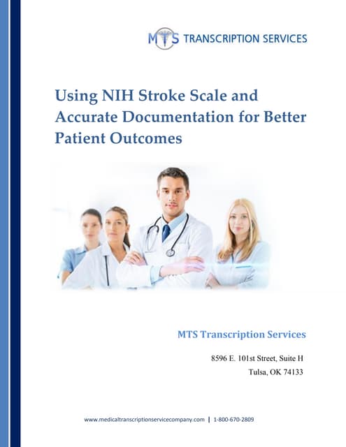 NIHSS in Stroke Severity: Why and How? presentation.pptx