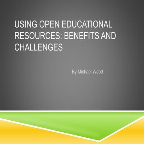 Open educational resources | PPTX