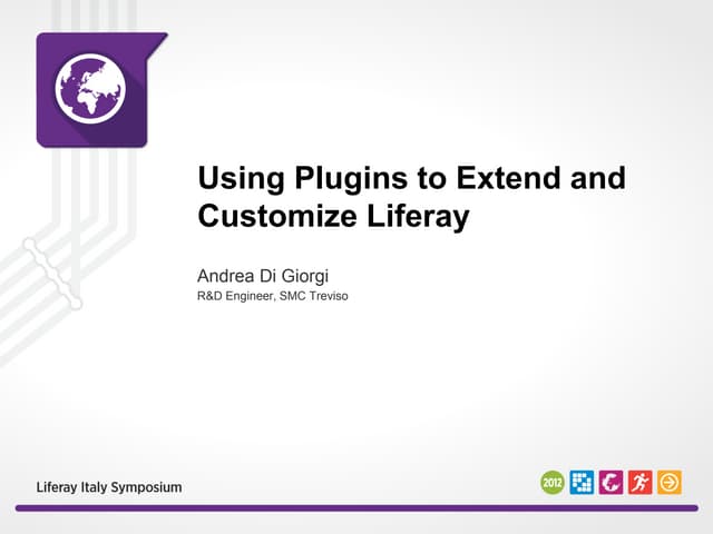 Using Plugins To Extend And Customize Liferay Ppt 4380