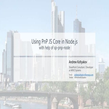 Using Pnp Js Core In Nodejs