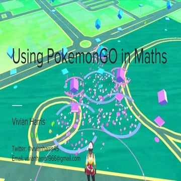 Using pokemon go in maths | PPTX | Educational Video Games | Video Game ...