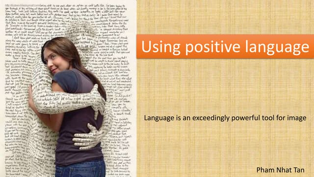 Power of positive language | PPS