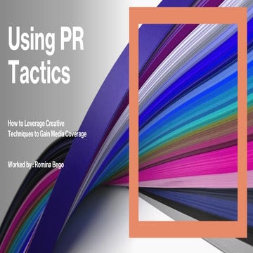 Using PR tactics PowerPoint presentation | PDF