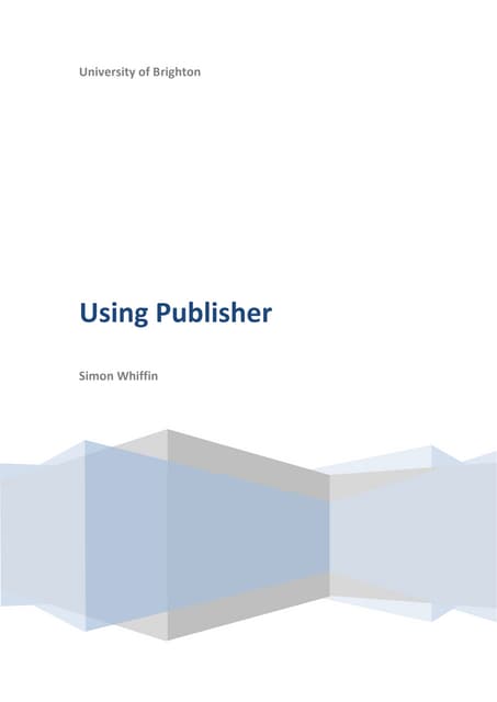 Ms publisher | PPT