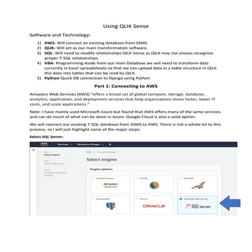 Using Qlik With Aws And Python Pdf 
